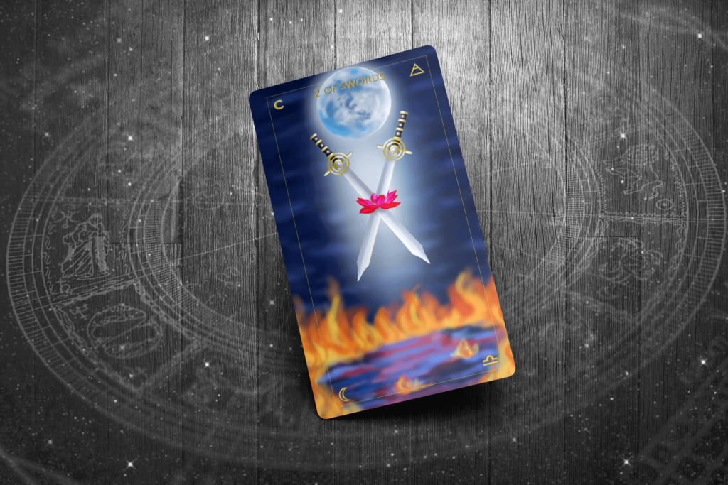 2 of Swords Tarot Meaning | Upright & Reversed